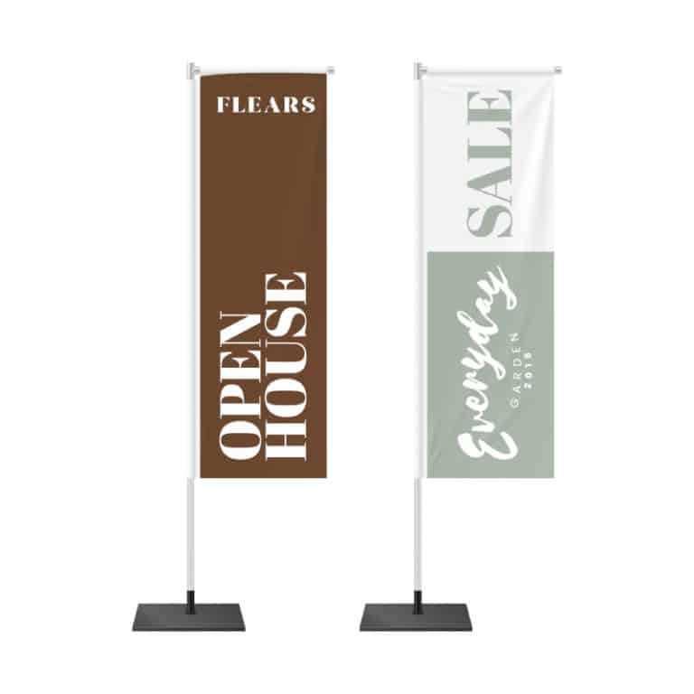 Rectangle Banner Flags